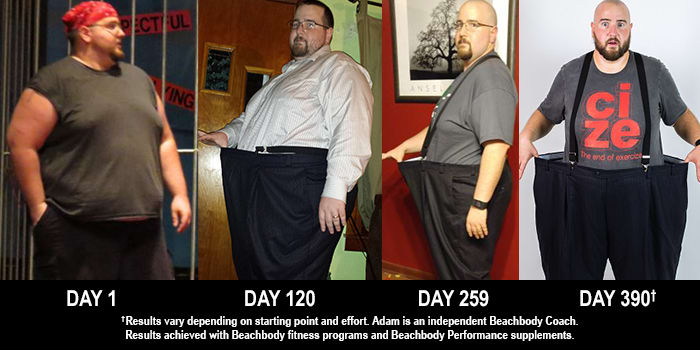Beachbody Results: Adam Lost 220 Pounds in Just Over a Year! | BODi